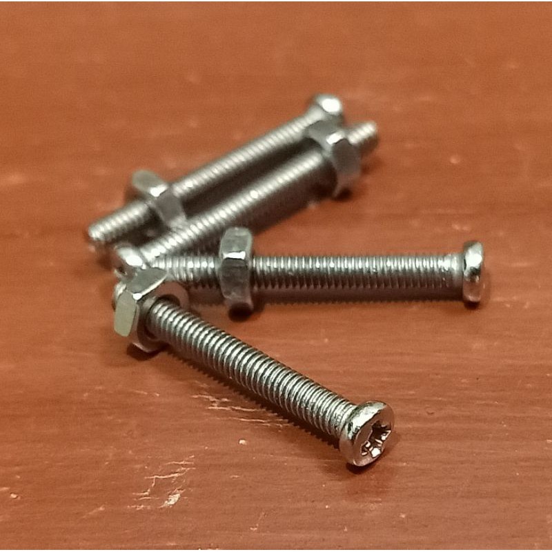 Jual Baut dan Mur M2.5mm panjang 20mm untuk RC MN WPL | Shopee Indonesia