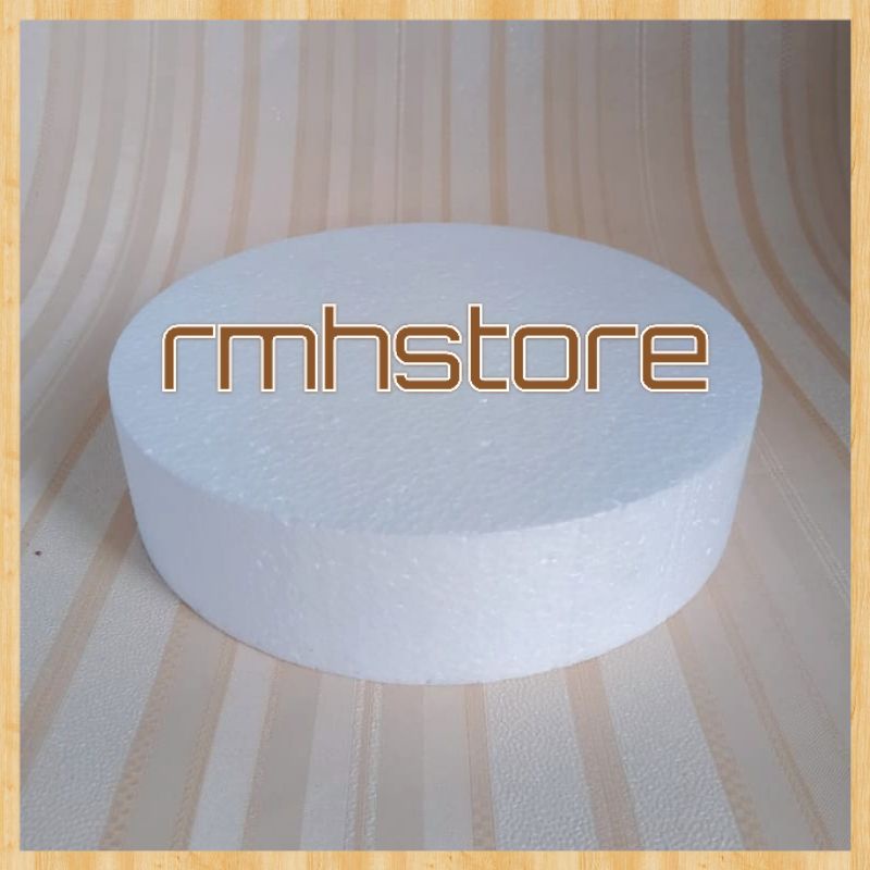 Jual BUSA STYROFOAM BULAT 20 CM BUSA DUMMY CAKE | Shopee Indonesia