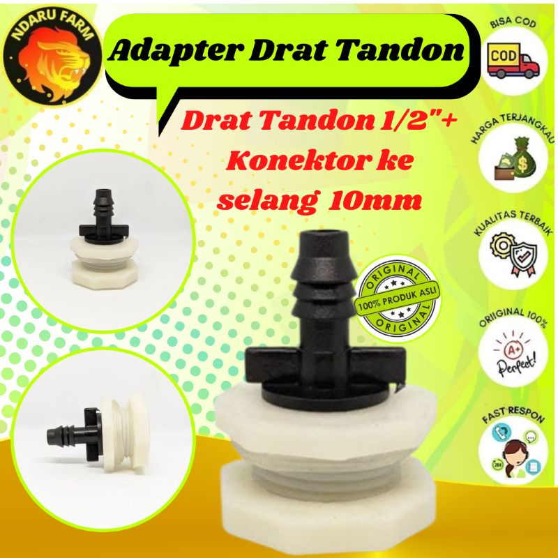 Jual Drat Tandon 1/2 inchi atau Neple input output pipa 1/2 in ...