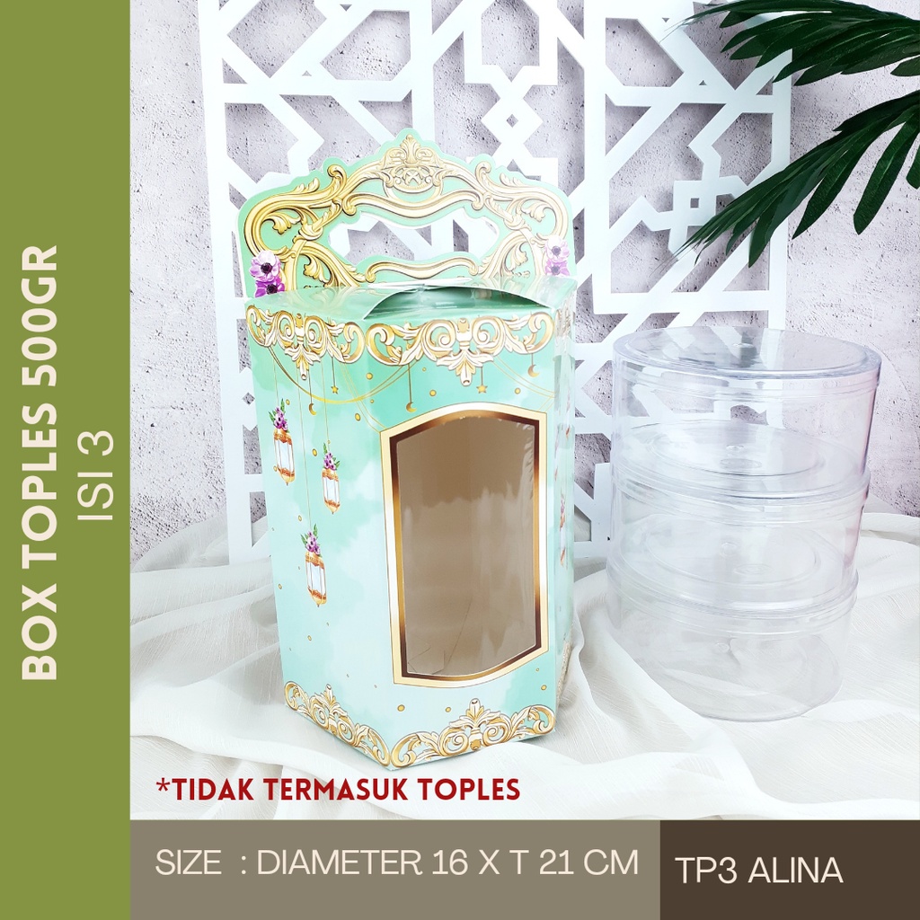 Jual Box Lebaran 3 Toples 500gr Idul Fitri TP3 Alina / Hampers ...