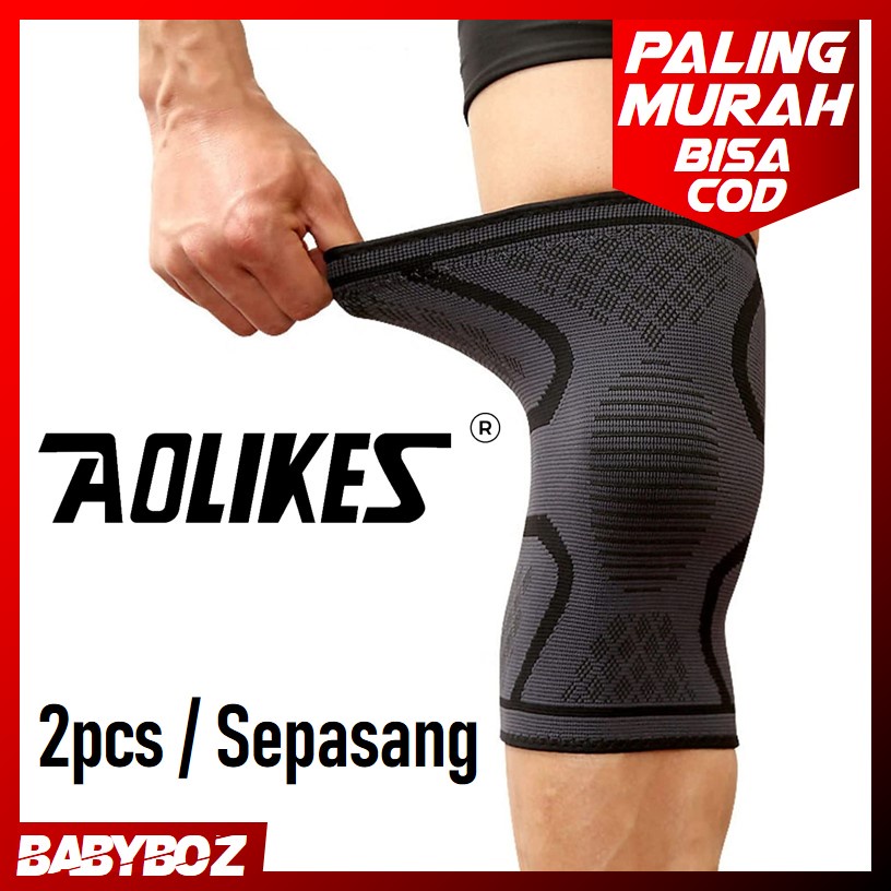 Jual BABYBOZ - AOLIKES SEPASANG Pelindung Lutut Knee KAKI Support Pad ...