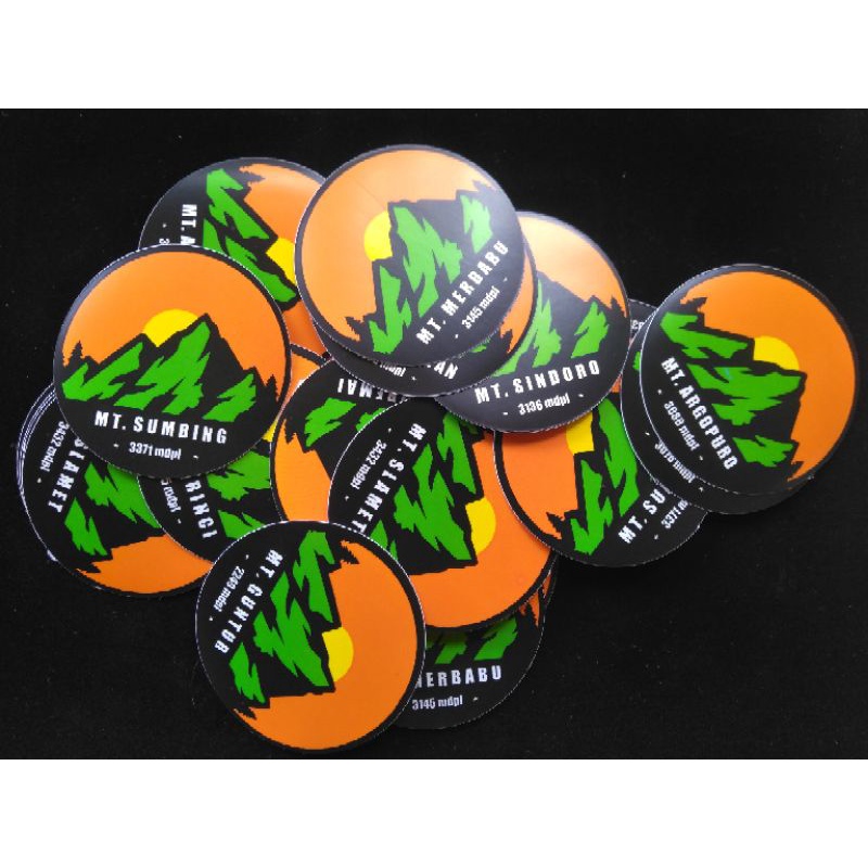 Jual Sticker Gunung Indonesia | Shopee Indonesia