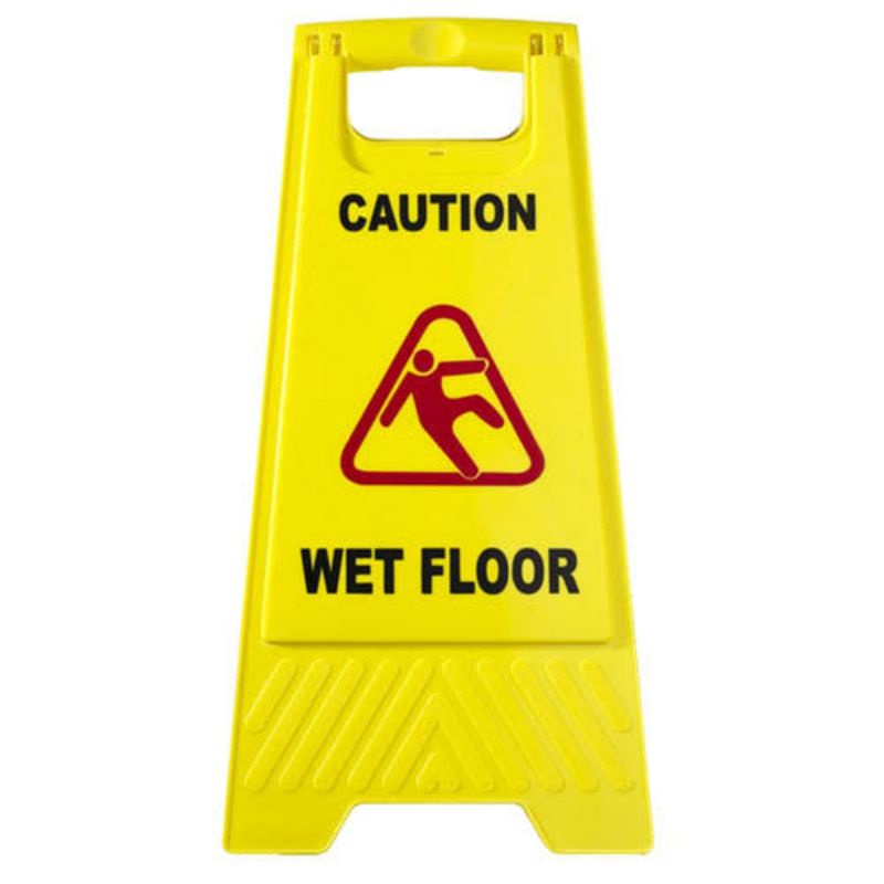 Jual Floor Sign - Penanda Lantai Caution Wet Floor - Awas Lantai Basah ...