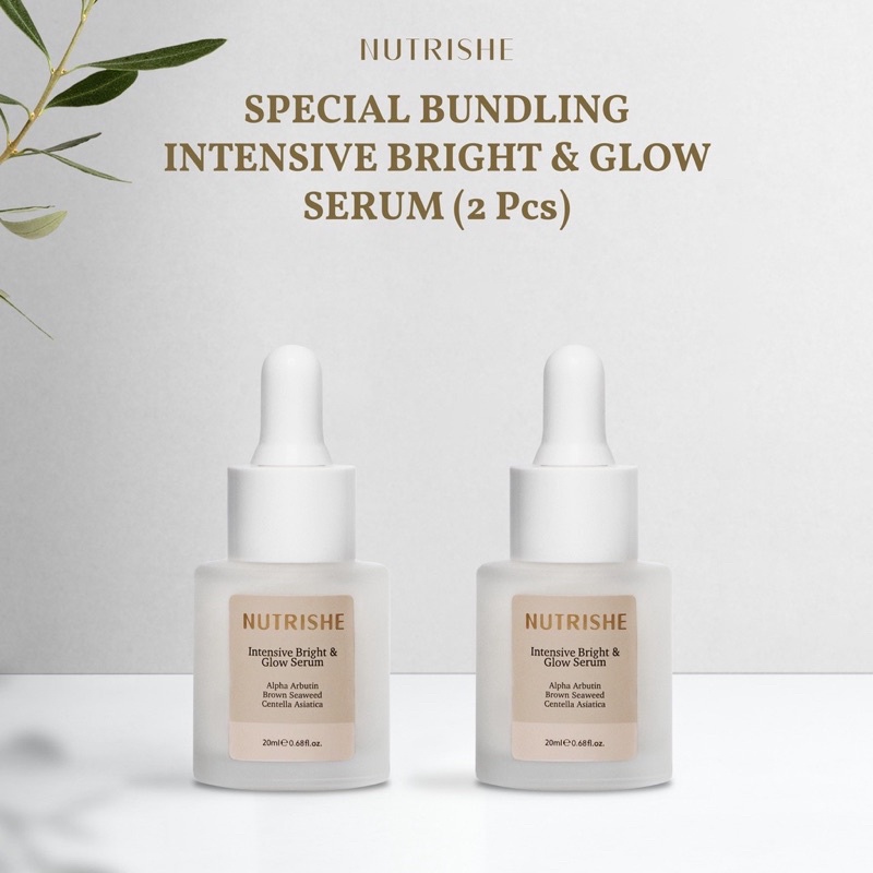 Jual Nutrishe Special Bundling Intensive Bright & Glow Serum 20ml (2pcs) | Shopee Indonesia