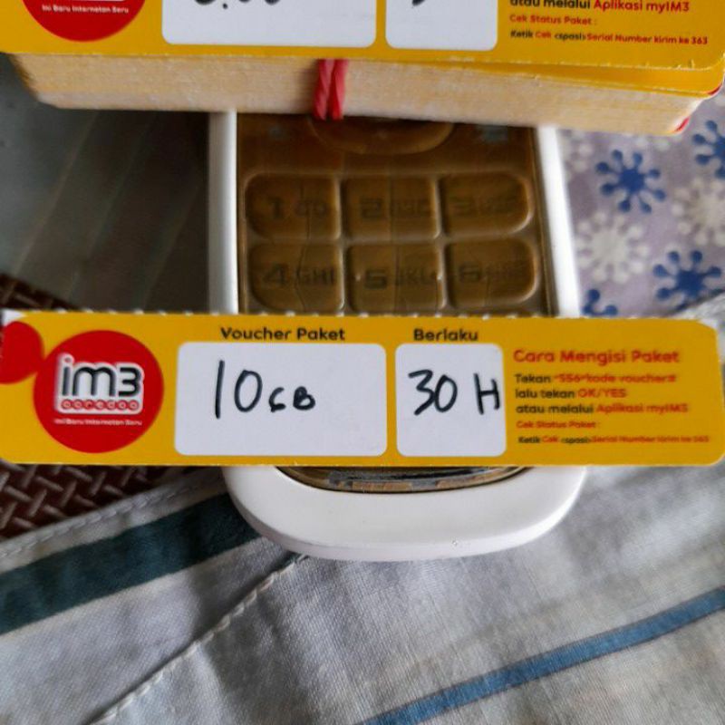 Jual voucher im3 10gb / 30 hari | Shopee Indonesia