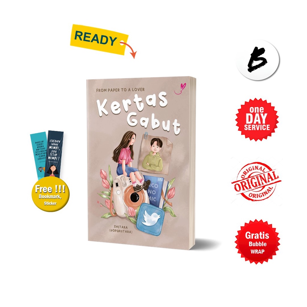 Jual Buku Kertas Gabut - Reneluv | Shopee Indonesia