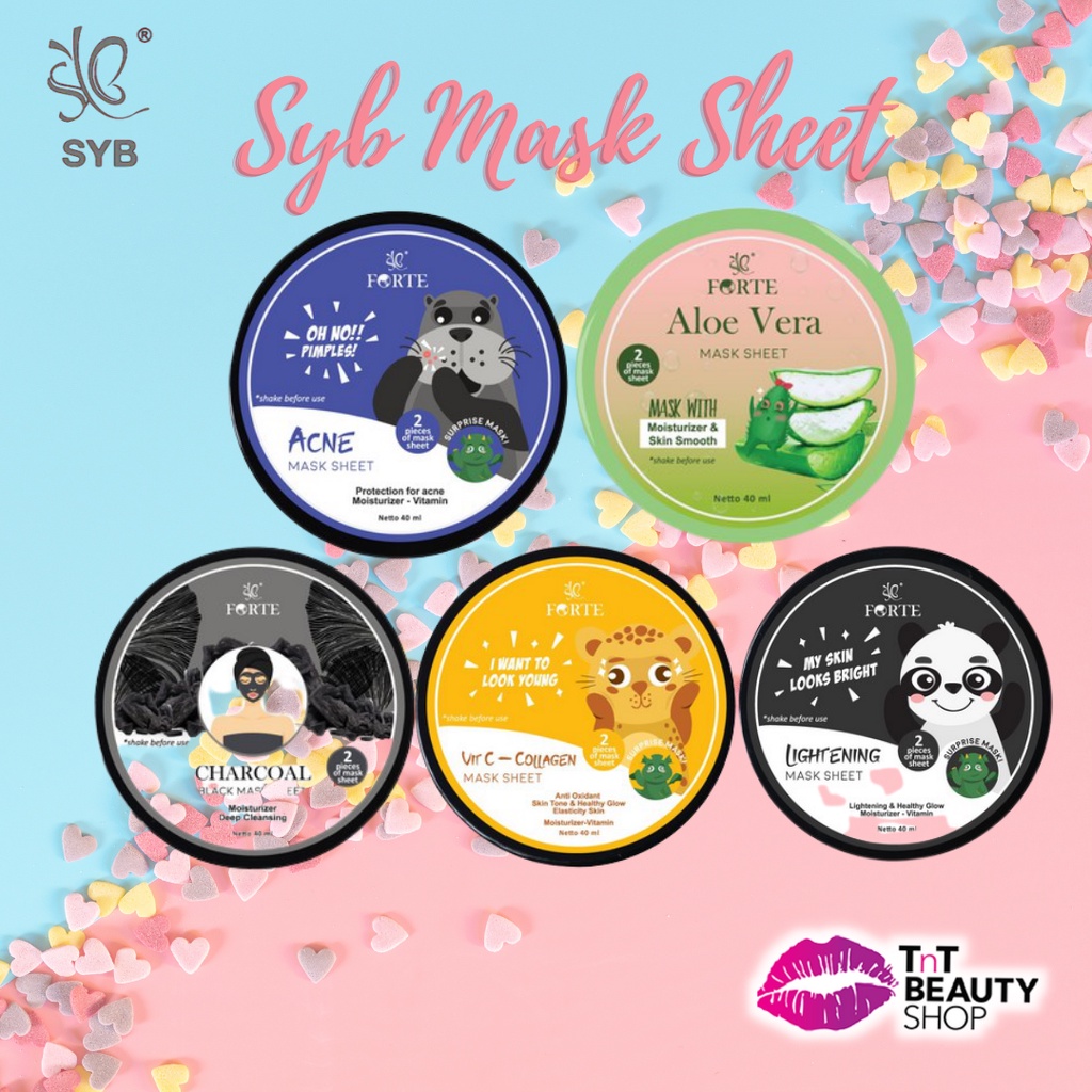 Jual SYB Mask Sheet Jar 2 PCS | SYB Sheet Mask | Shopee Indonesia
