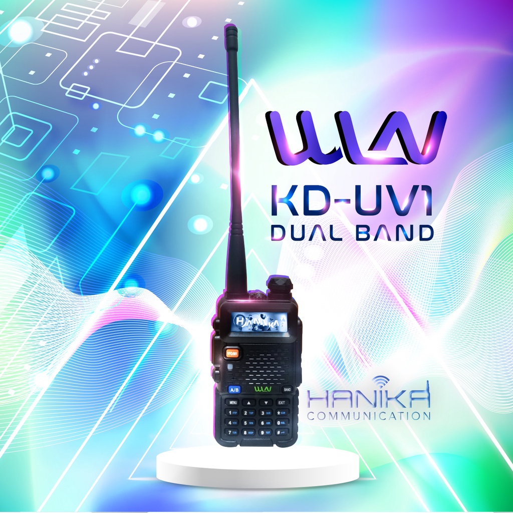 Jual WLN KD-UV1 HT Dualband 5W Ori Baru KDUV1 Walkie Talkie WLAN VHF UHF | Shopee Indonesia