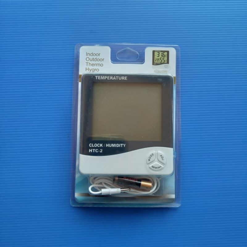 Jual Termo higrometer HTC-2/ termometer ruang digital higrometer 2 ...