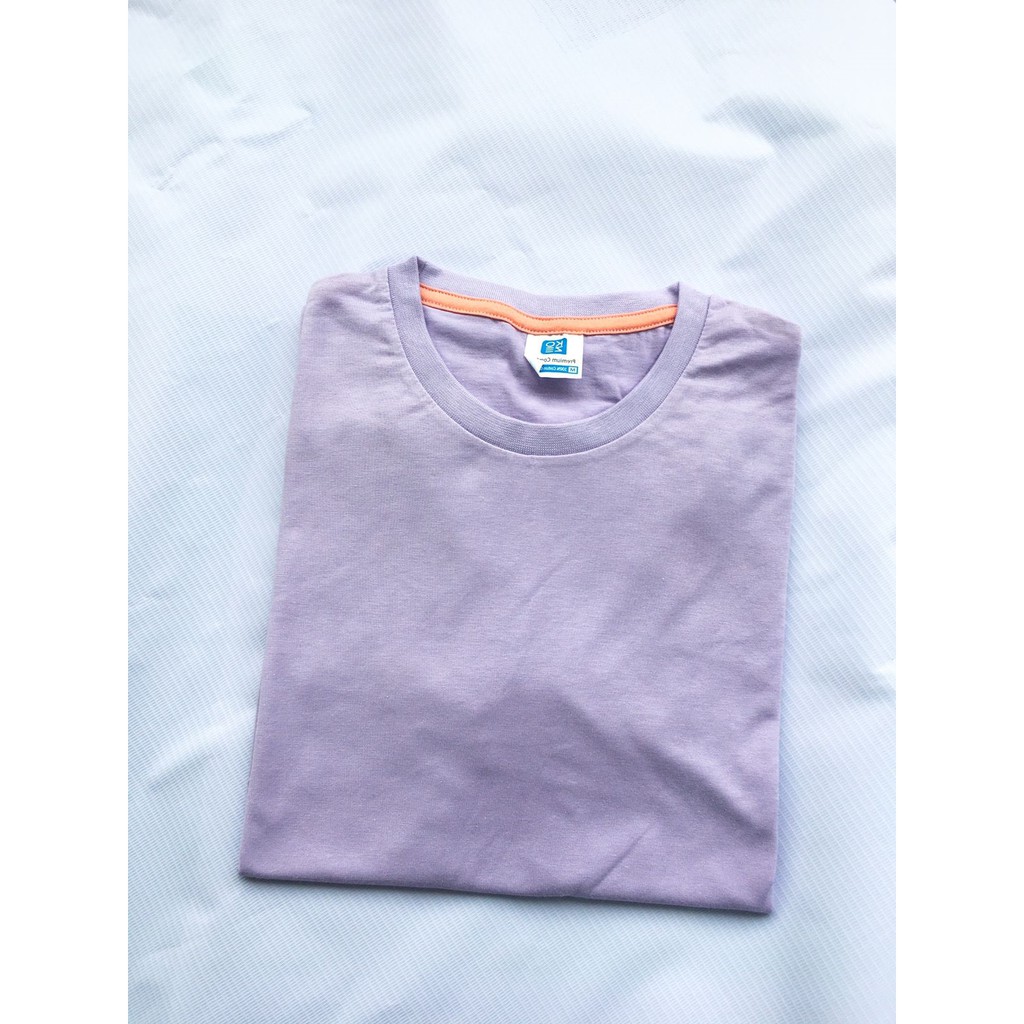 Jual Baju Kaos Polos Koze 30s Warna Pastel ( Peach / Milo / Lilac ...