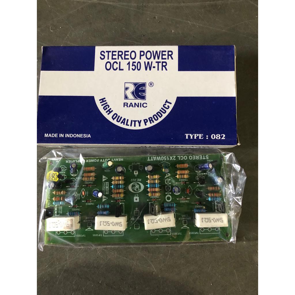 Jual KIT RC TYPE 082/ KIT OCL 150 W STEREO TRANSISTOR(DRIVER) | Shopee ...