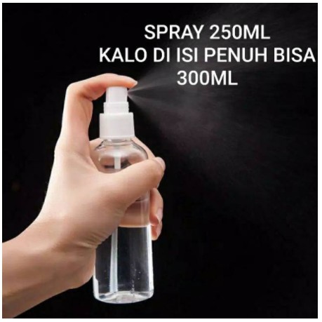 Jual BOTOL BENING TRANSPARAN KOSONG POMPA SPRAY HAND SANITIZER DISINFEKTAN TRAVEL 250ML 250 ml ...