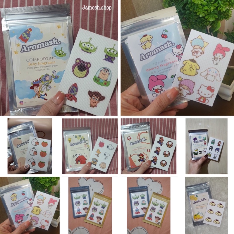 Jual Aromask Sticker Masker Aroma Patch Freshcare Eucalyptus Patch ...