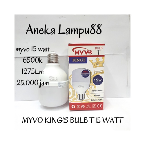 Jual Lampu led 15 Watt MYVO KING - bohlam myvo king's 15 watt putih - lampu 15watt | Shopee ...