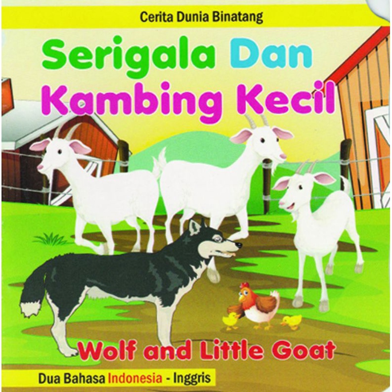 Jual Buku Cerita Anak Seri Dongeng Dunia Binatang Serigala dan Kambing ...