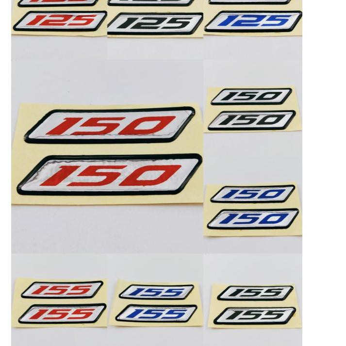 Jual Hot!! emblem logo 125 150 155 honda yamaha nmax aerox sonic fu mx ...