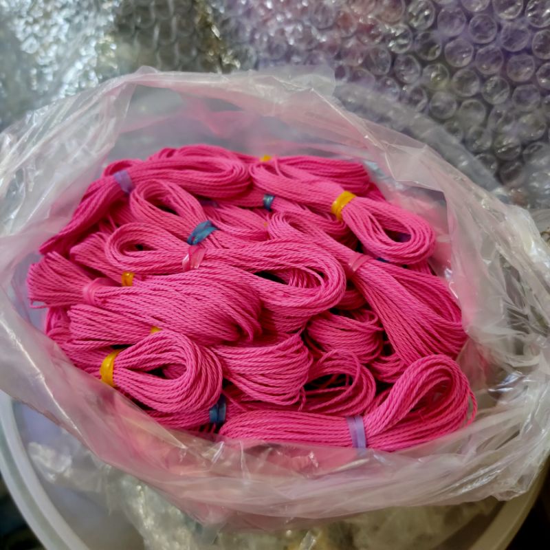 Jual Hot Item 5 Meter Tali Taiwan Waxed Nylon Cord Texture Sticky Kaku ...