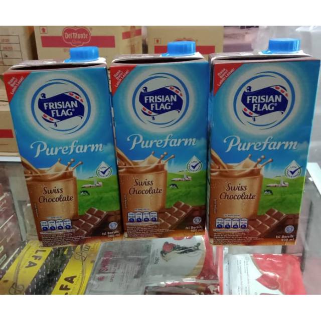 Jual Frisian Flag Cair 900 ml/Susu UHT MILK COKLAT cair | Shopee Indonesia