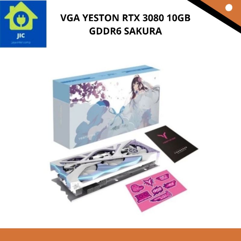 Jual VGA YESTON RTX 3080 10GB GDDR6 SAKURA | Shopee Indonesia