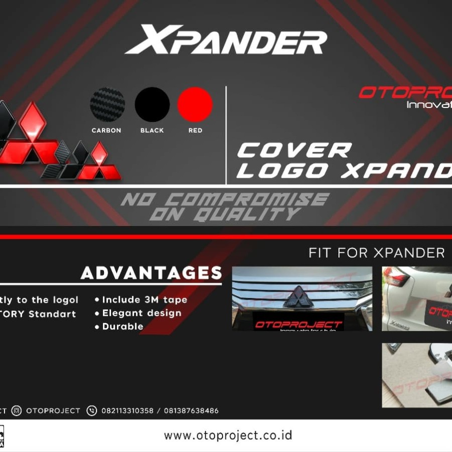 Jual Logo Xpander Depan Belakang Carbon | Shopee Indonesia