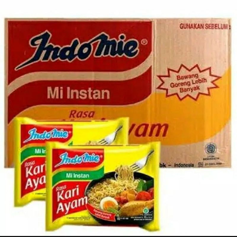 Jual indomie kari ayam 1 dus (isi 40 pcs) | Shopee Indonesia