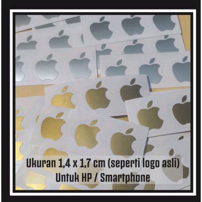 Jual STIKER LOGO APLE / IPHONE UKURAN STANDART | Shopee Indonesia