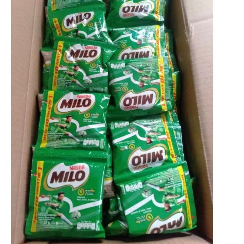 Jual Milo Activ Go - Nestle Milo Kemasan Renceng isi 10 Sachet + Ekstra ...