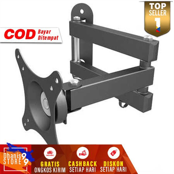 Jual Telescopic Bracket TV 10-27 Inch Teleskopik Braket Televisi Tembok ...