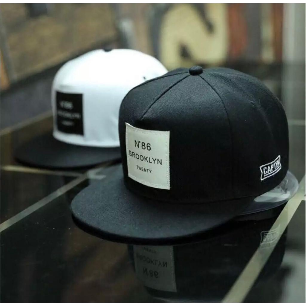 Jual Topi Snapback Hip-Hop Baseball Broklyn Casual Print Dewasa / topi ...