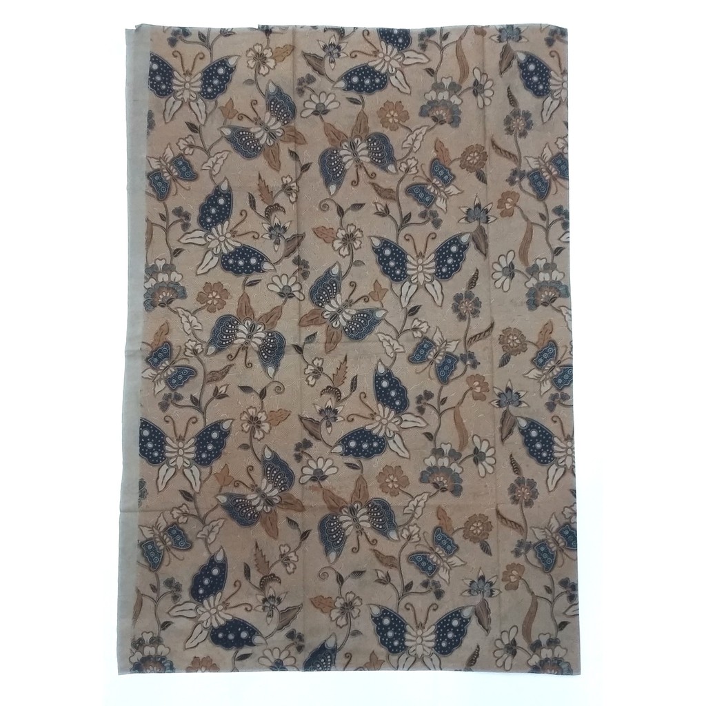 Jual Kain Batik Jarik Selendang Katun SJ 191 Motif Klasik Sogan Kupu ...