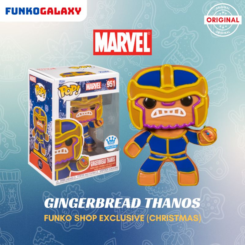 Jual Funko POP! Marvel - Gingerbread Thanos #951 (Christmas Exclusive ...