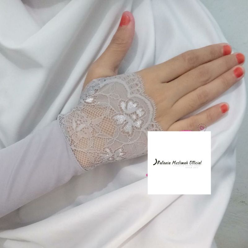 Jual Rafania Manset Tangan Jempol Renda Brukat Besar Handsock ... Jual Rafania Manset Tangan Jempol Renda Brukat Besar Handsock ...