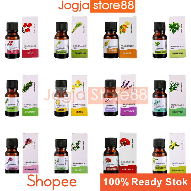 Jual Essential Oil Minyak Aromatherapy Diffusers 10ML Berbagai Macam Aroma | Shopee Indonesia