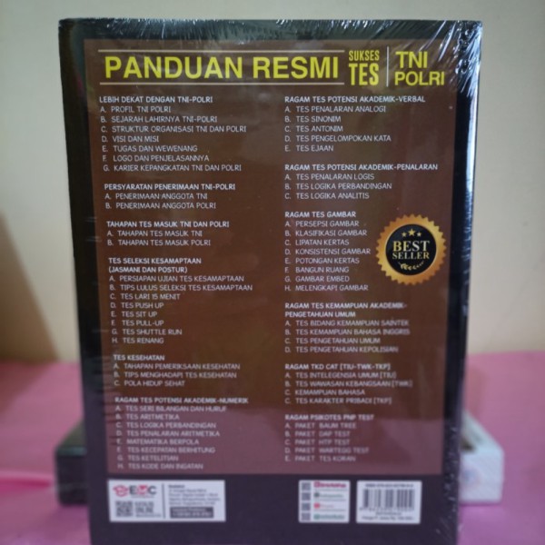 Jual Buku Ujian Buku Panduan Resmi Sukses Tes Tni Polri 2021 Shopee