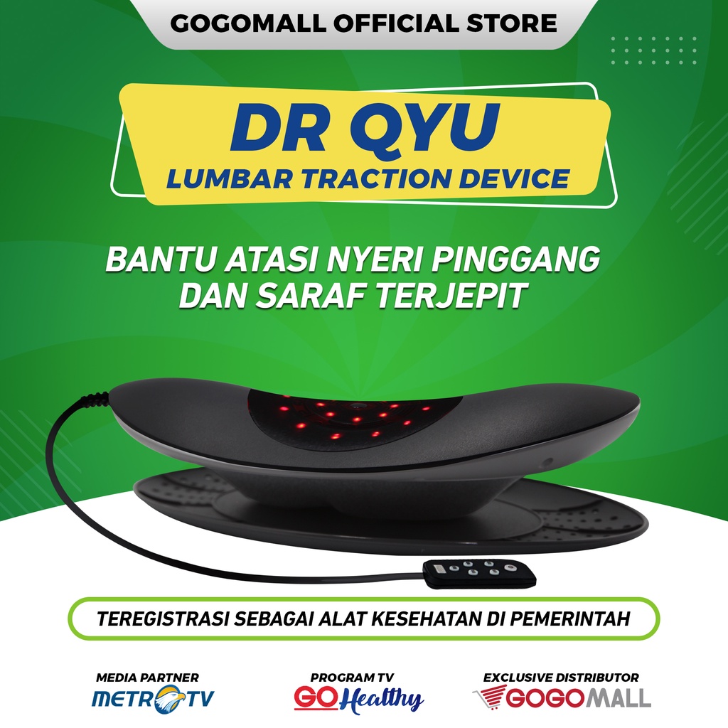 Jual DR. QYU LUMBAR TRACTION DEVICE ALAT TERAPI PORTABLE MENGATASI ...