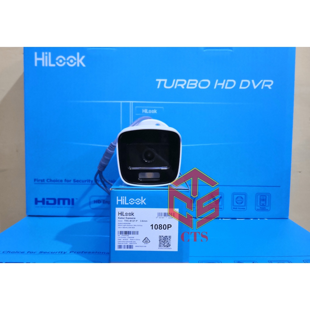 Jual KAMERA INDOOR/OUTDOOR HILOOK THC-T-127P/ THC-B-127P 2MP COLORVU | Shopee Indonesia