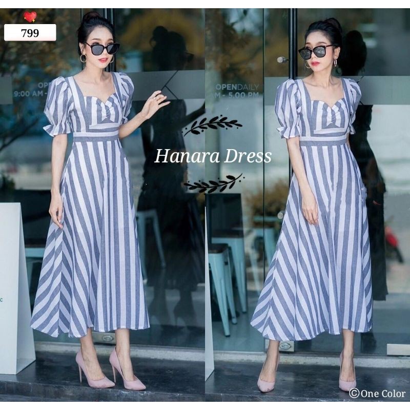 Jual GhaudyShop Hanara Dress - 799 | Shopee Indonesia