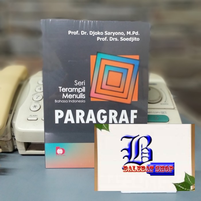 Jual Buku buku seri terampil menulis bahasa indonesia PARAGRAF djoko s BUMI AKSARA | Shopee ...