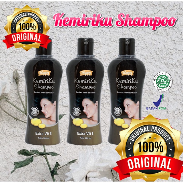 Jual Shampoo Kemiriku Happy Kemiri Original 100% BPOM - Sampo ...