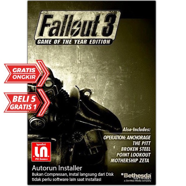 Jual Fallout 3: Game of the Year Edition - PC Game - Download Langsung ...