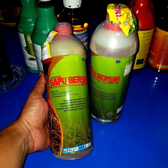 Jual Racun rumput SAPU BERSIH pembasmi gulma berdaun lebar ampuh sampai ...