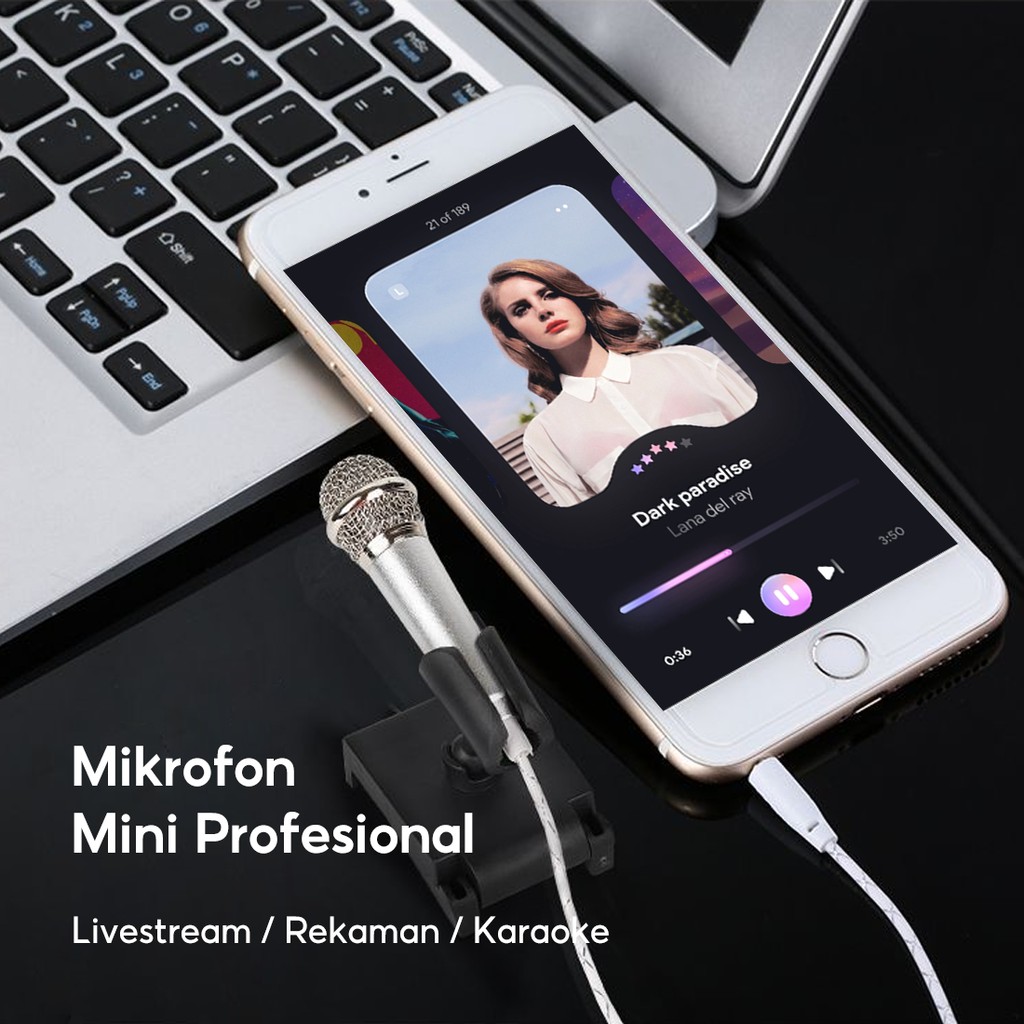 Jual MINISO Mikrofon Mini Kabel Mikrofon Portabel dengan Stand | Shopee ...