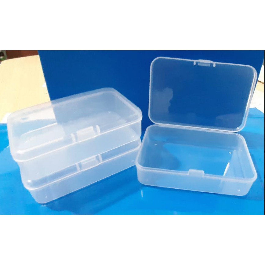 Jual Kotak Box Plastik Transparan isi 3 Untuk Perhiasan Beads | Shopee ...