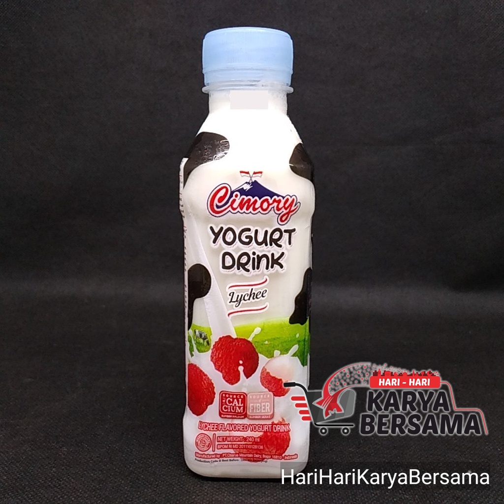 Jual CIMORY YOGURT DRINK LYCHEE BOTOL 240ML | Shopee Indonesia