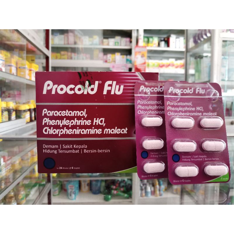 Jual PROCOLD FLU 1 STRIP @6 KAPLET - ED 09/2025 | Shopee Indonesia