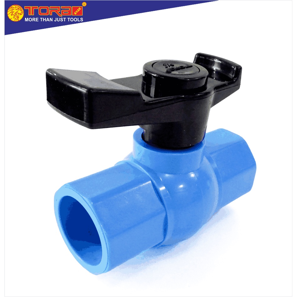 Jual TORA Ball Valve UPVC Octagonal 3/4 Inch - Stop Kran Air | Shopee ...