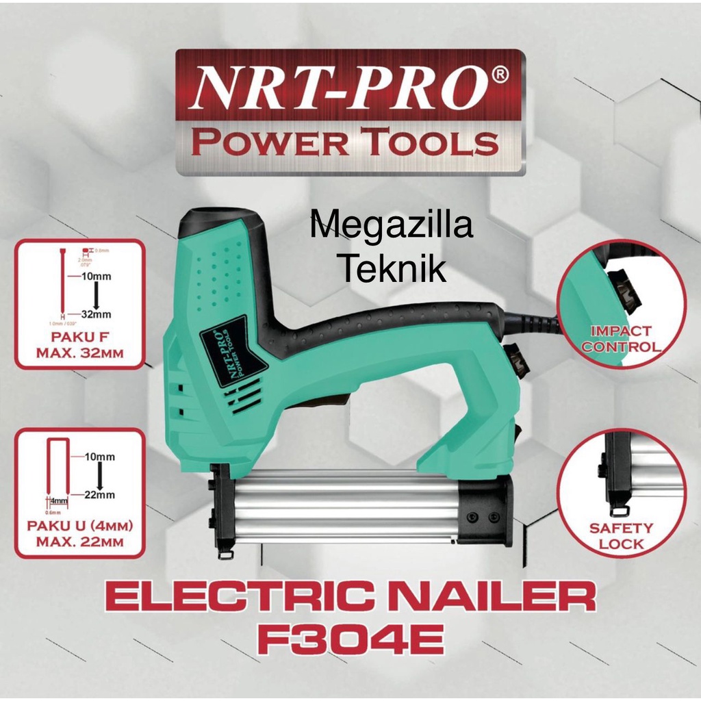 Jual NRT PRO F304E PAKU TEMBAK LISTRIK ELECTRIK NAILER F304E STAPLES LISTRIK | Shopee Indonesia