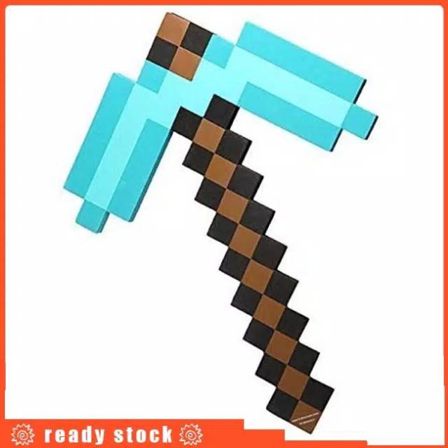 Jual Senjata Foam Kapak Kampak Pickax Pickaxe Weapon Minecraft Kado ...