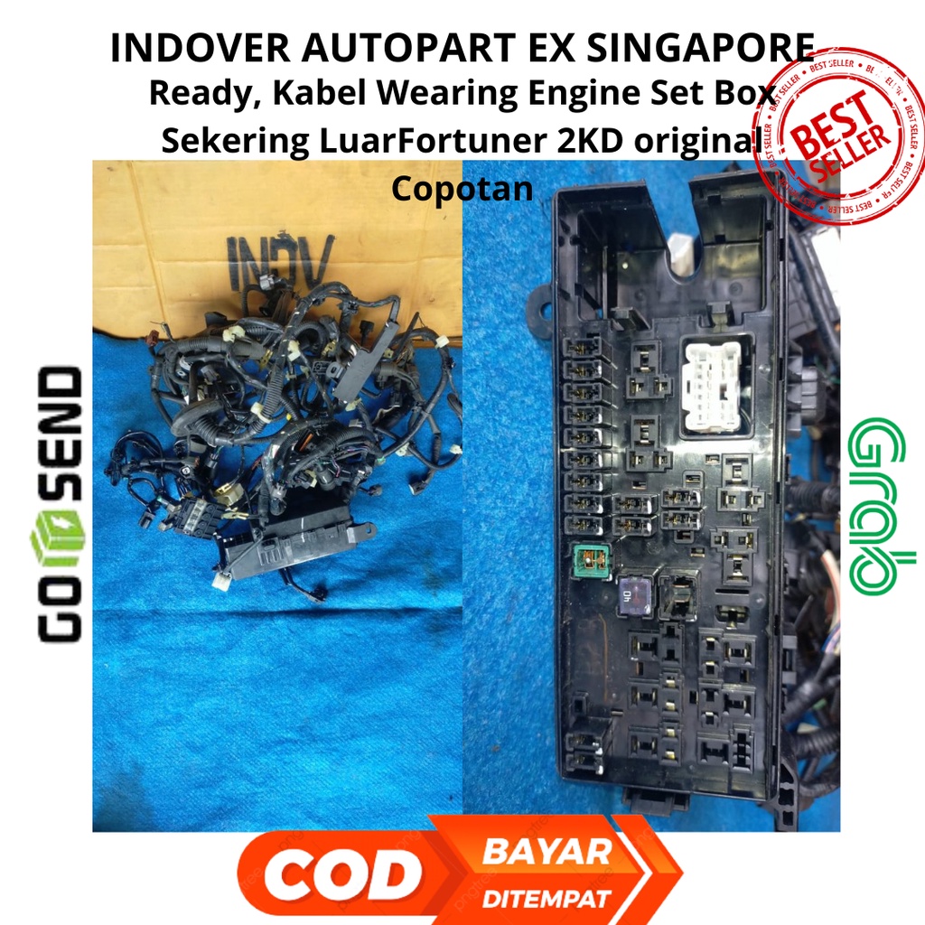 Jual Kabel Wearing Engine Set Box sekering Luar Toyota Fortuner 2Kd ...