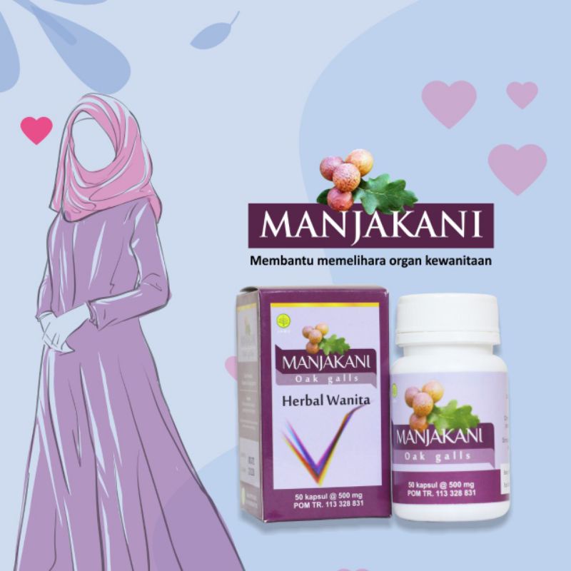 Jual Manjakani(Oak Galls) 50 kapsul Toga Nusantara | Shopee Indonesia